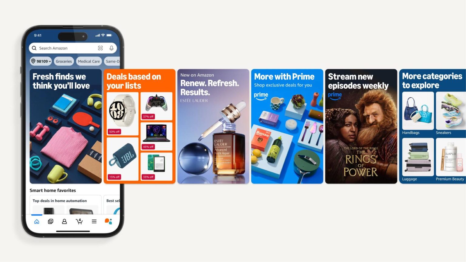 Amazon app entices shoppers with a more personalized experience in ...