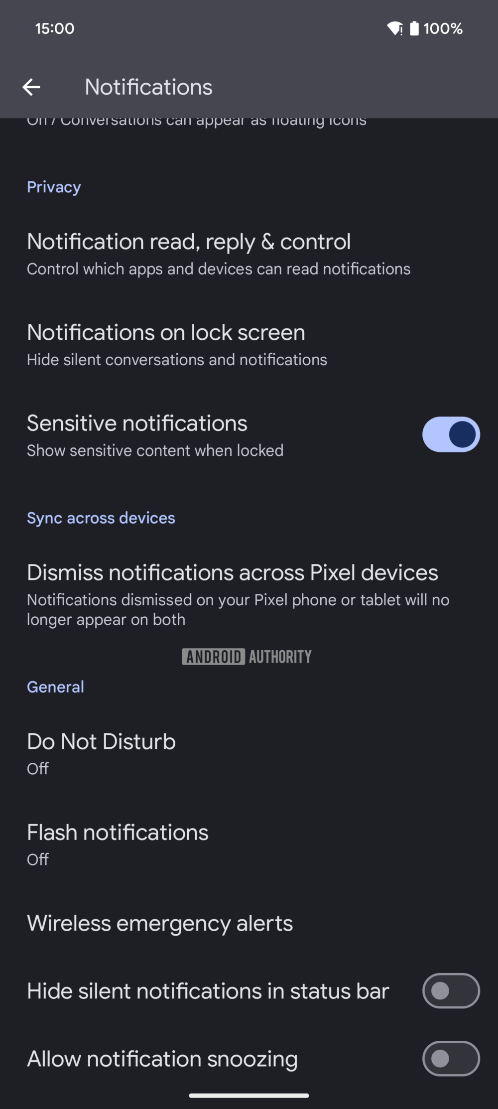 Android 15 lets you sync notification dismissals between Pixel devices — Here's how - Android ...