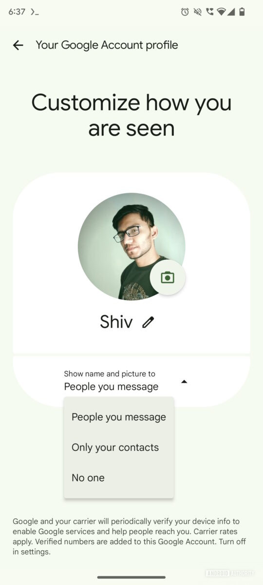 Google Messages rolls out privacy options for Profile Discovery, but ...