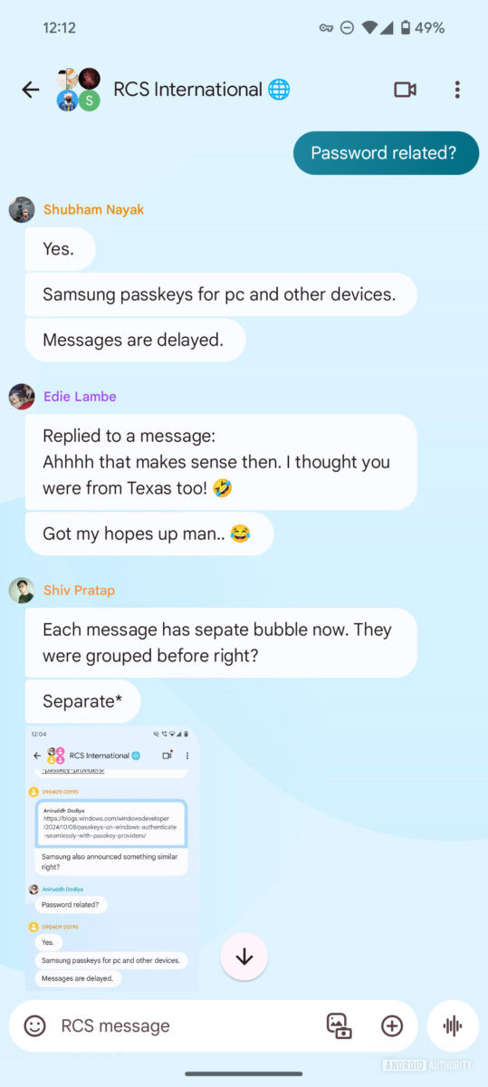 Spotted: New Google Messages changes to make texting more convenient