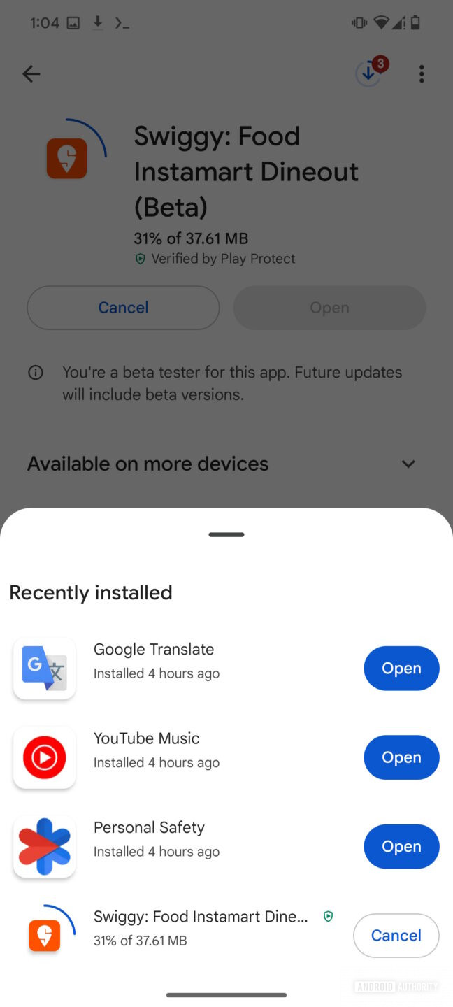 Here's your first look at Google Play Store's upcoming Download Manager ...