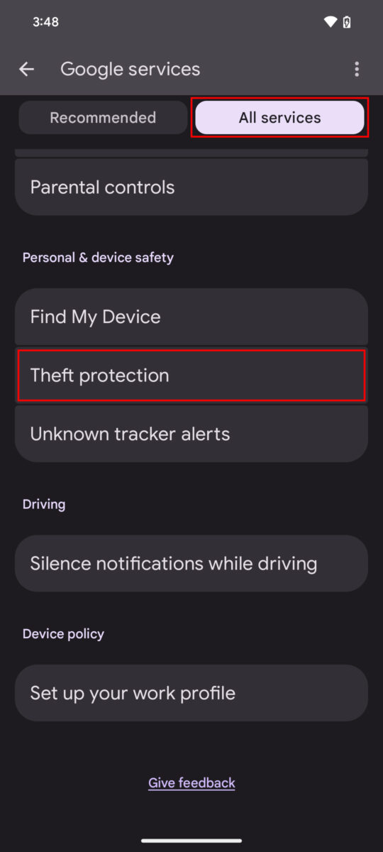 How to enable Theft Protection on your Android phone