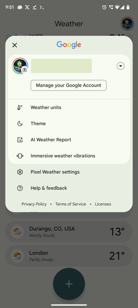 Pixel Weather gets a fun new feature that simulates the weather with ...