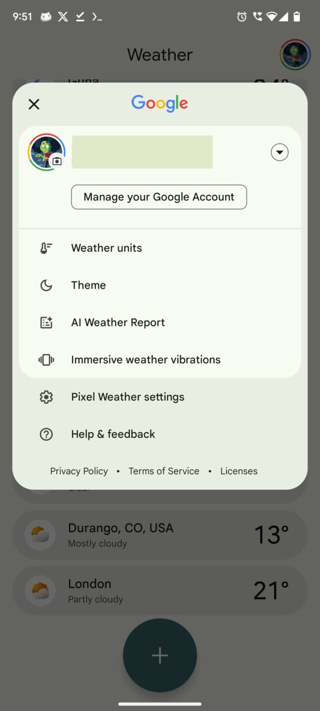 Pixel Weather gets a fun new feature that simulates the weather with ...