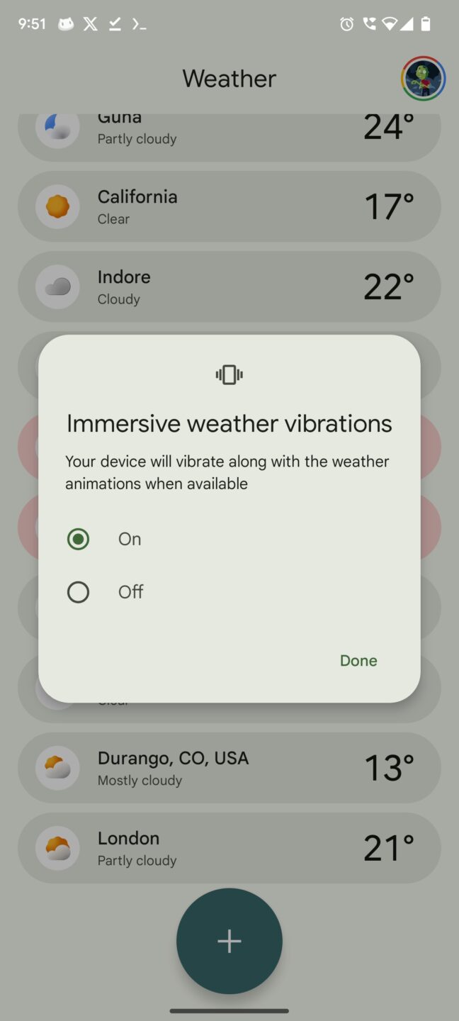 Google is working on a silly gimmick for the Pixel Weather app (APK ...