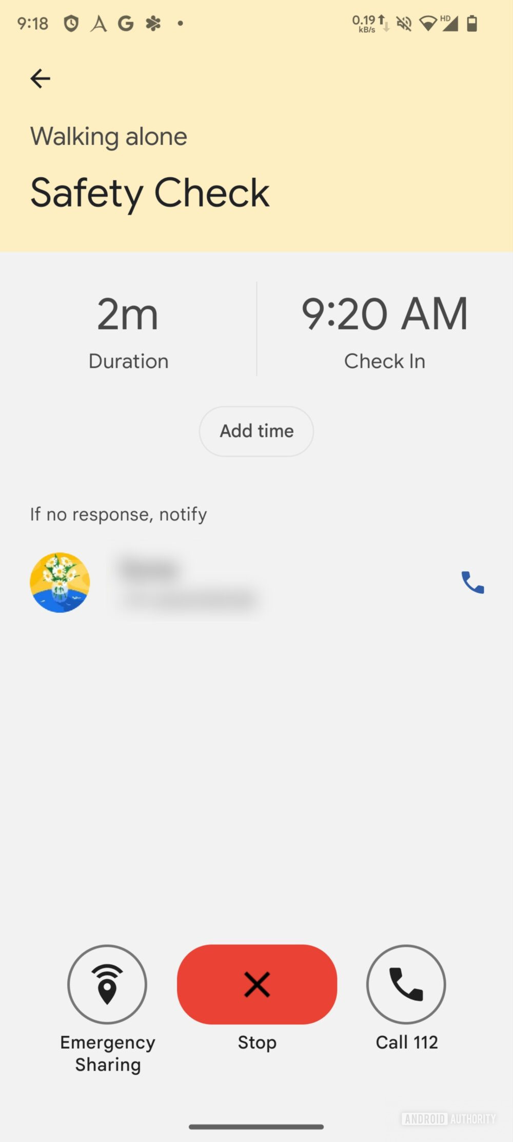 Android's Personal Safety app will soon let you extend Safety Check time