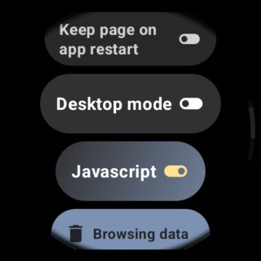There's a new web browser for Wear OS and this one doesn't suck
