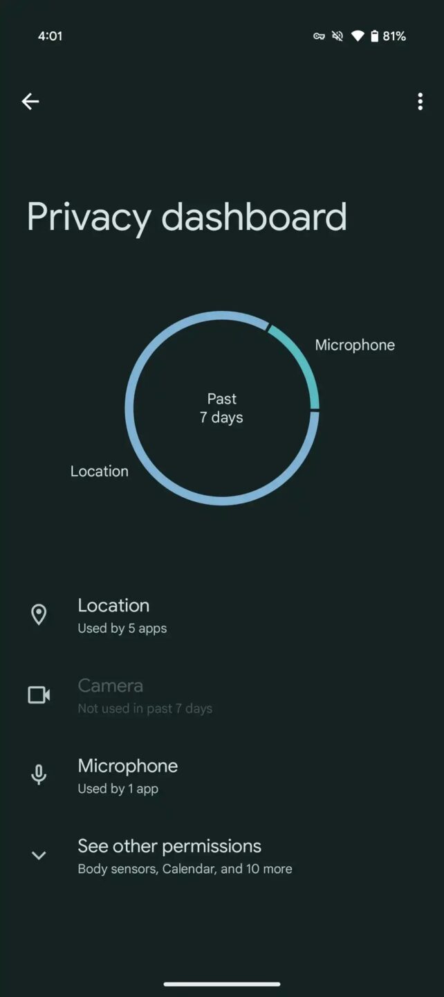 Google enhances Privacy Dashboard in Android 16 with expanded 7-day ...