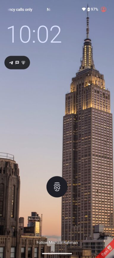 Android lock screen minimalism option could clean up notifications ...