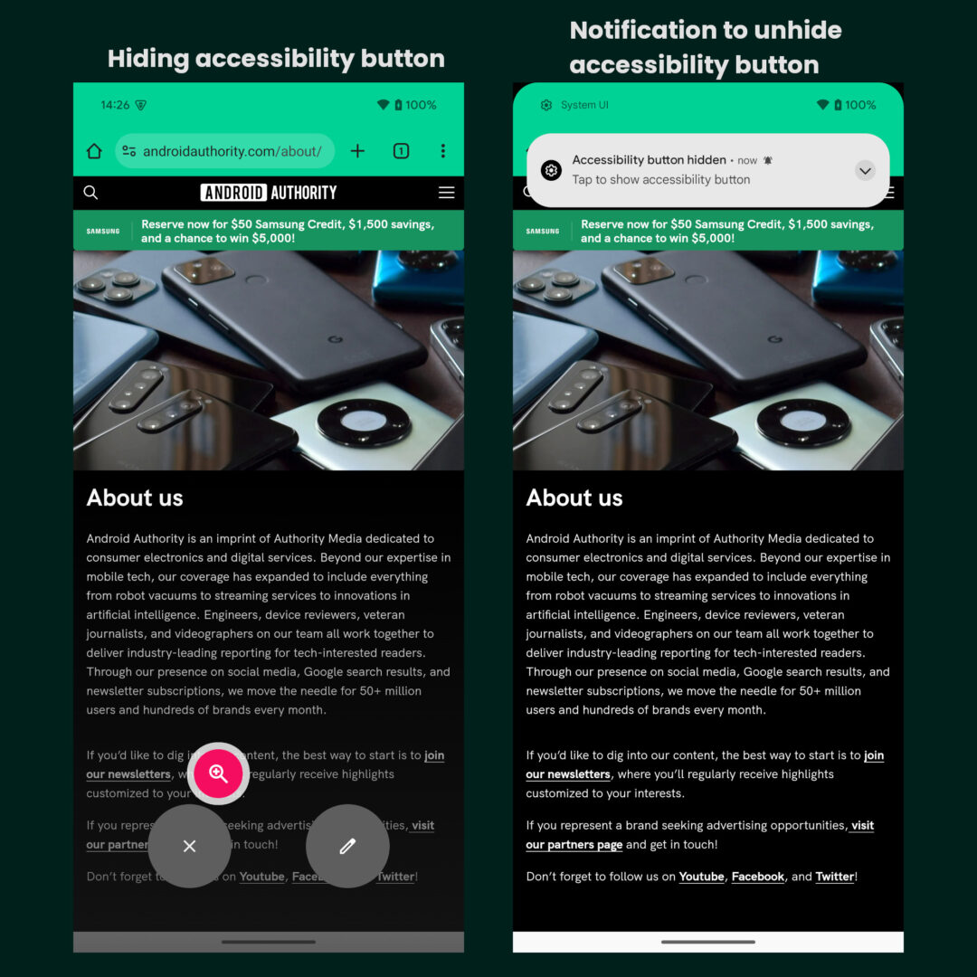 Android preps new usability tweak for accessibility menu - Android ...