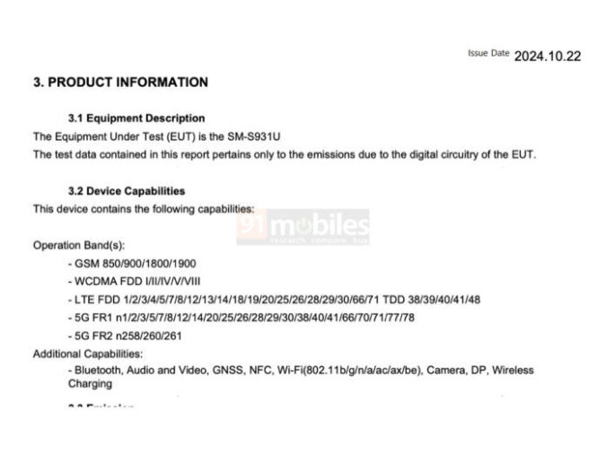 Galaxy S25 FCC listing confirms key specs and one expected miss ...