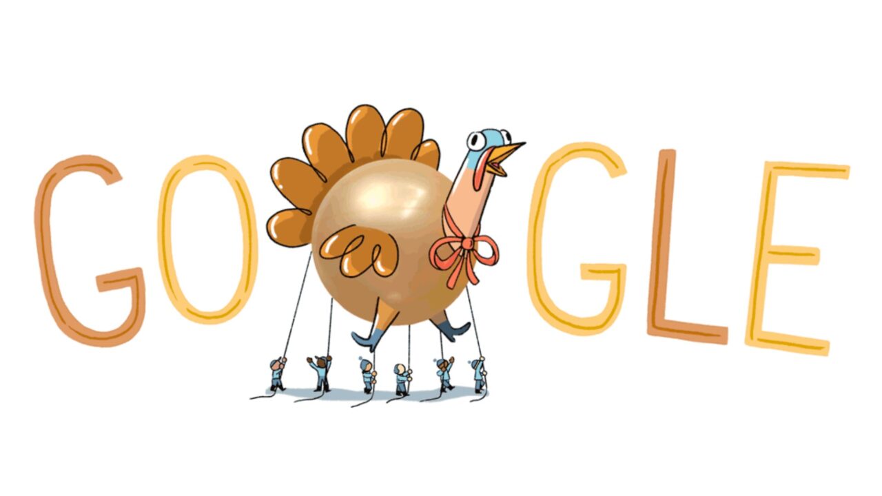 Google's Thanksgiving 2024 Doodle is all about food, family, and floats