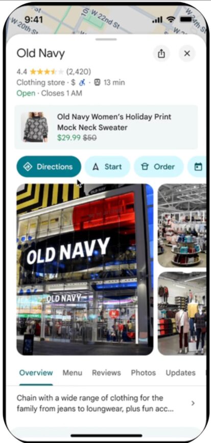 Google Maps makes holiday shopping easier with new Product Search feature