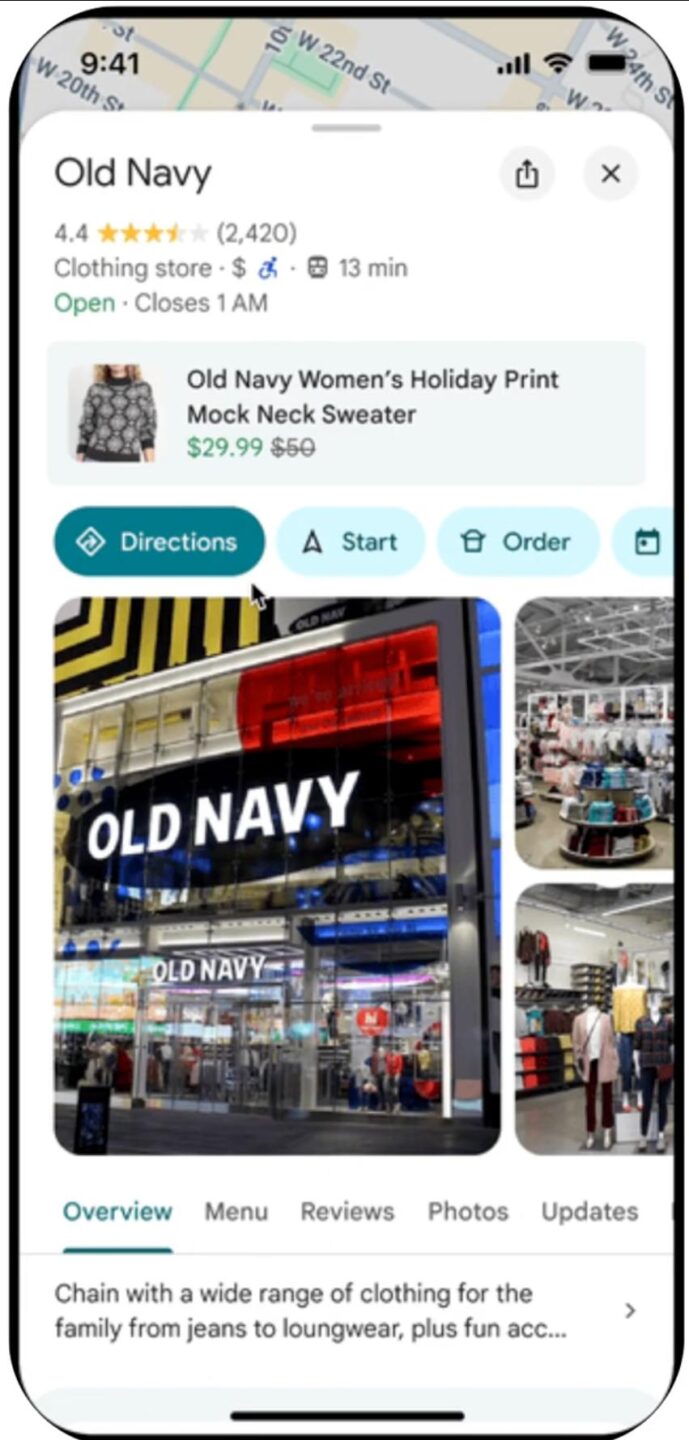 Google Maps makes holiday shopping easier with new Product Search feature