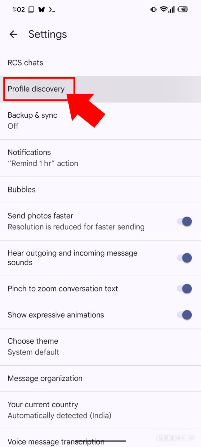 Google Messages rolls out privacy options for Profile Discovery, but ...