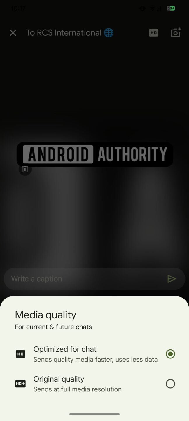 Google Messages starts rolling out new 'Original quality' sharing option