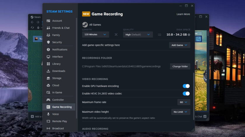 How to record a game on Steam - Android Authority