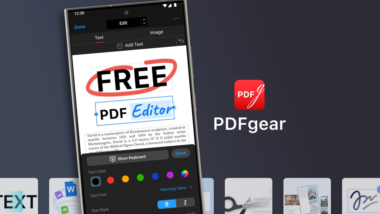 Pdfgear The Free Pdf Editor Is Now On Android Android Authority