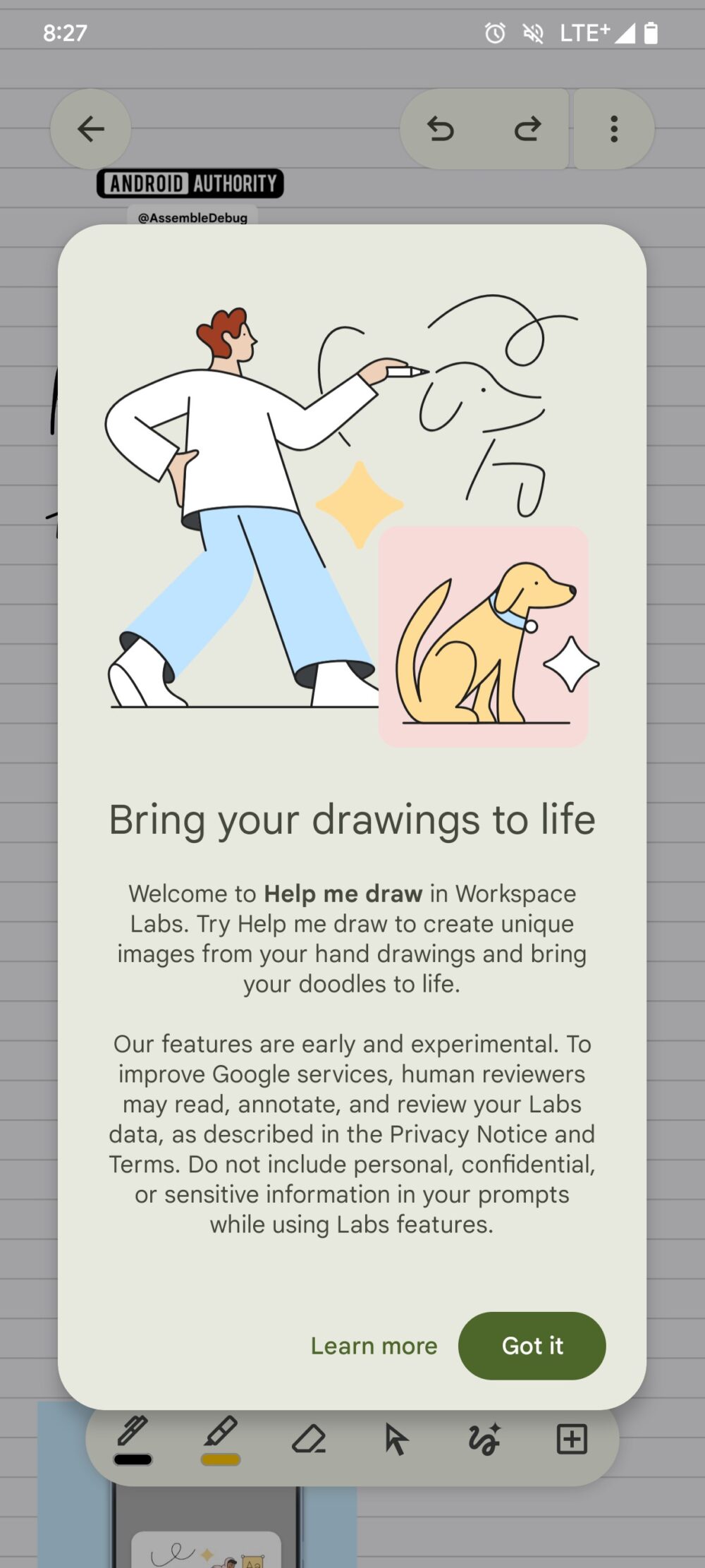 Google Keep is working on generative AI 'Help me draw' mode - Android ...