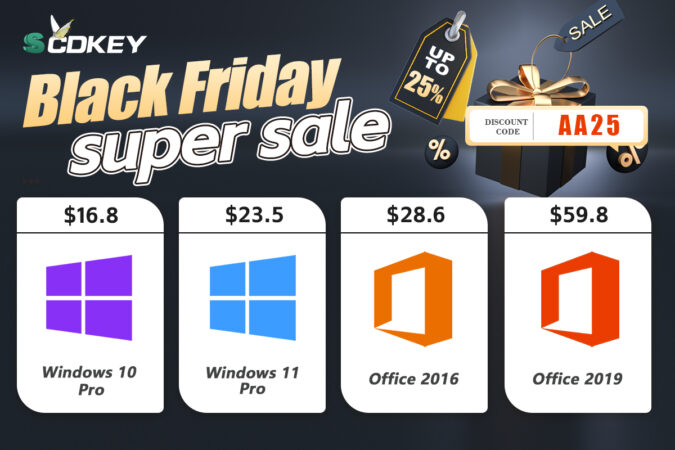 With SCDKey, you can get Windows 11 Pro for just $23 - Black Friday ...