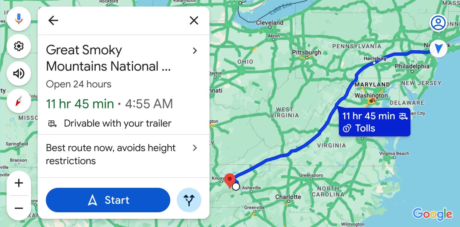 Google Maps trailer routes will keep you from hitting low bridges ...