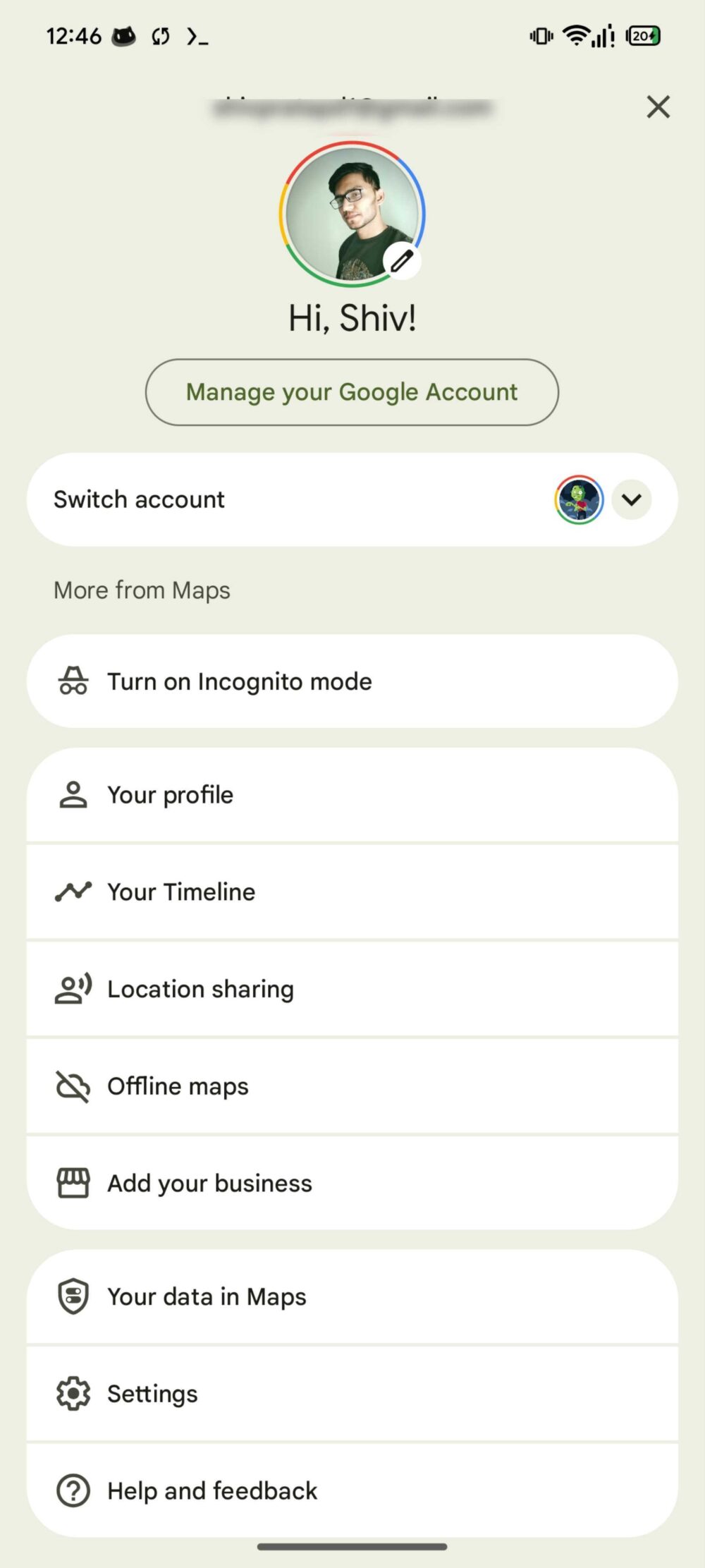 Google's new account switcher gets ready for Maps and Calendar ...