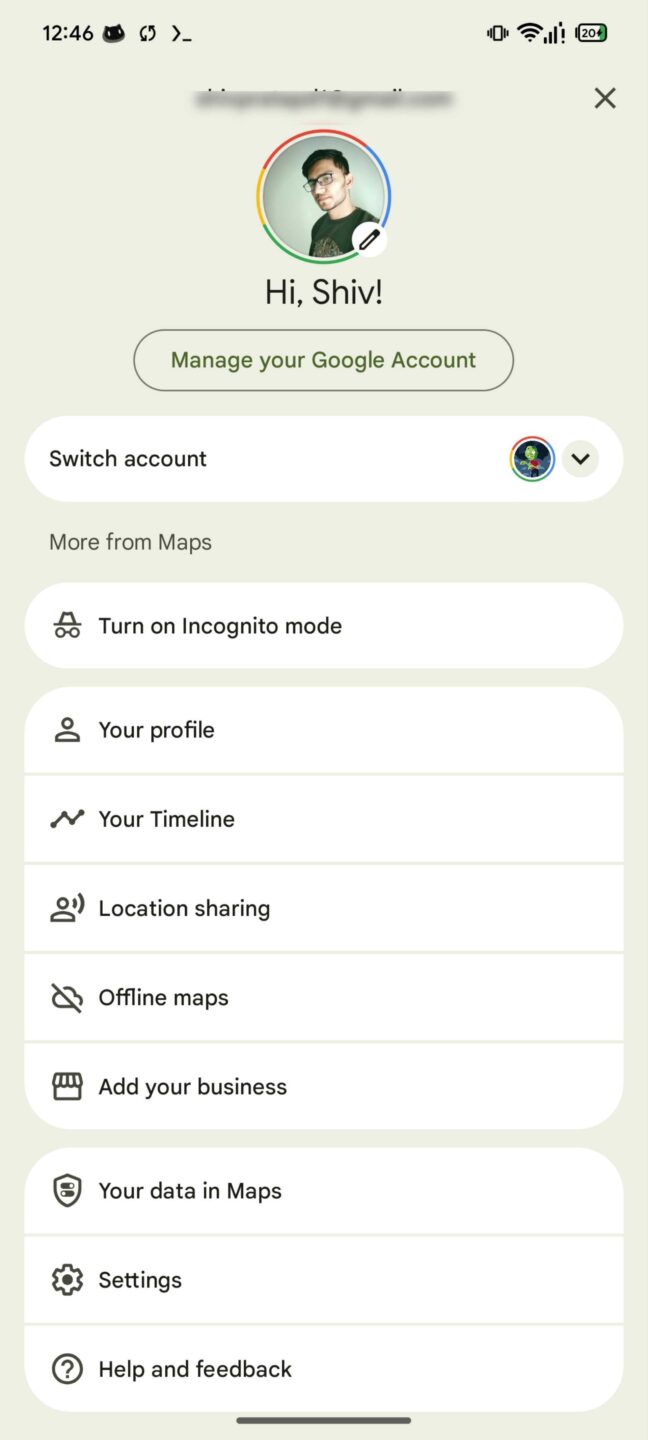 Google's new account switcher gets ready for Maps and Calendar ...