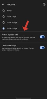 Chrome for Android could give you another way to clean up your tabs