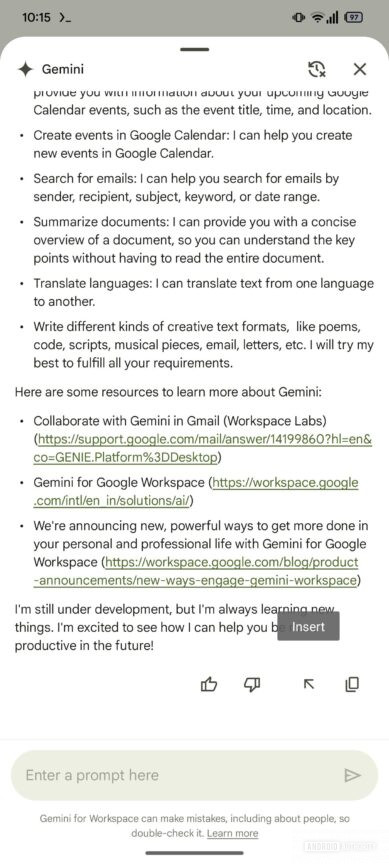 Gemini in Gmail for Android is borrowing this handy shortcut from the web version (APK teardown)