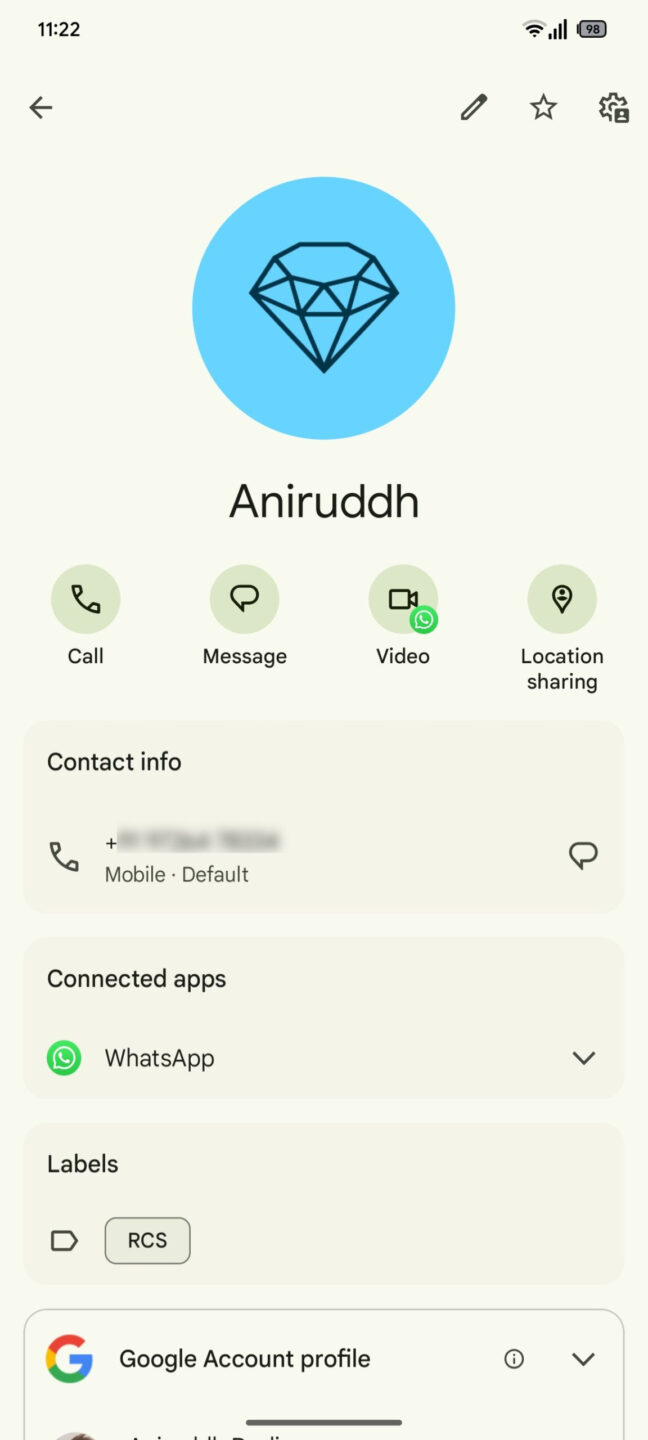 Google Contacts could streamline connected app video calls