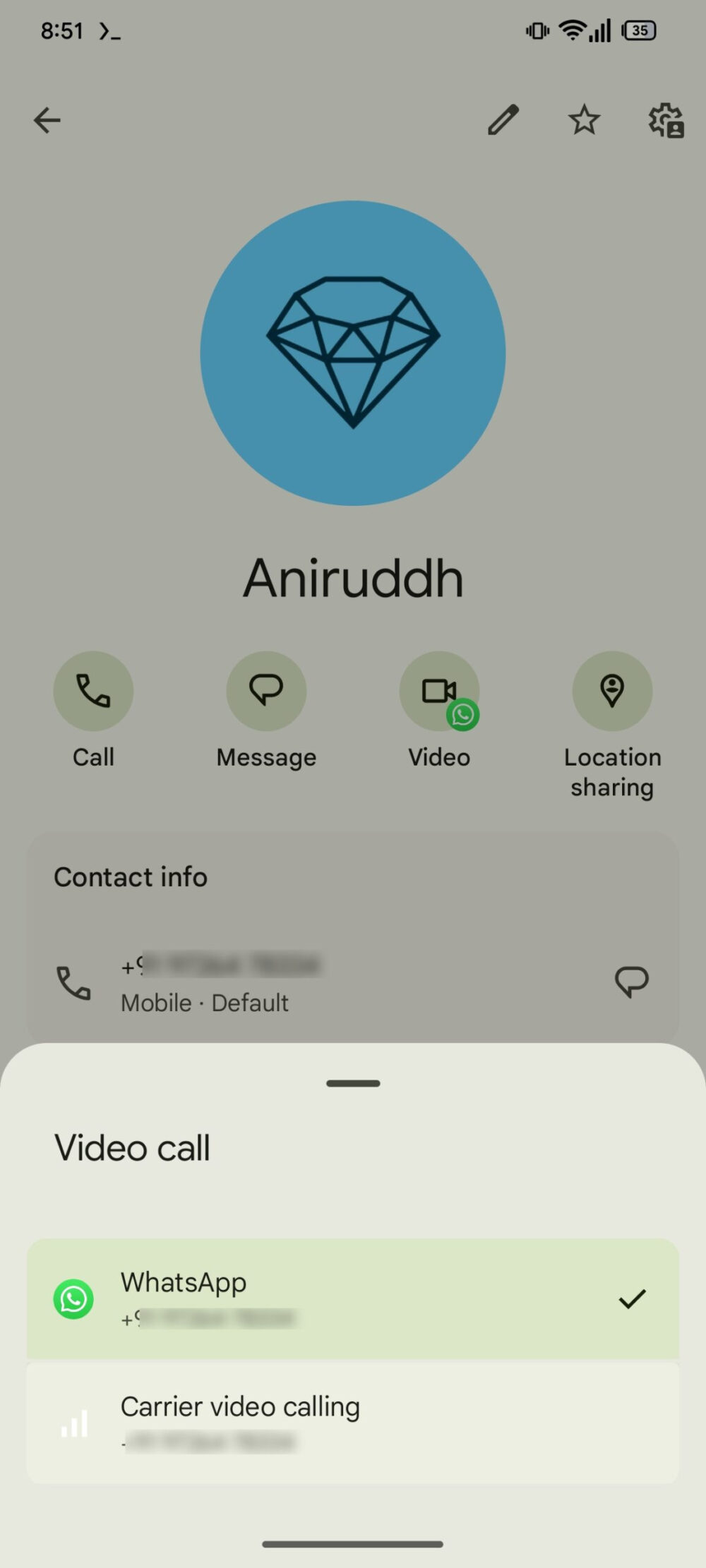 Google Contacts could streamline connected app video calls
