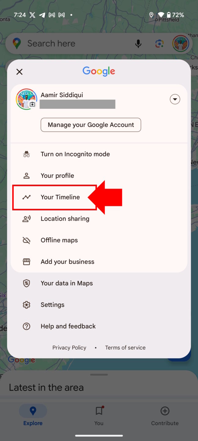 How to turn on cloud backup for on-device Google Maps Timeline