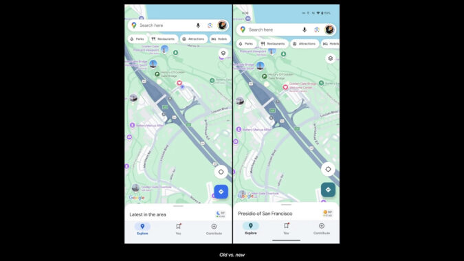 Google Maps on Android rolls out new teal accent color - Android Authority