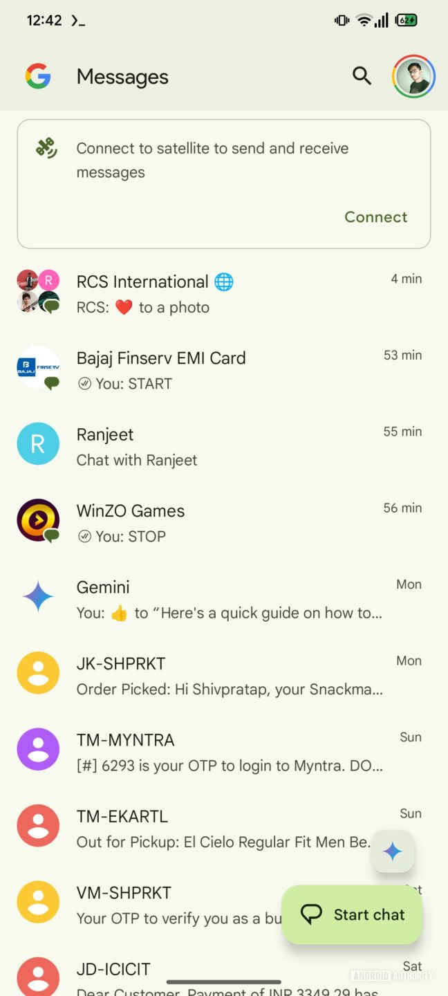 Here's what satellite messaging could look like in Google Messages ...