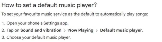 Pixel's Now Playing feature will soon let you pick a default music player