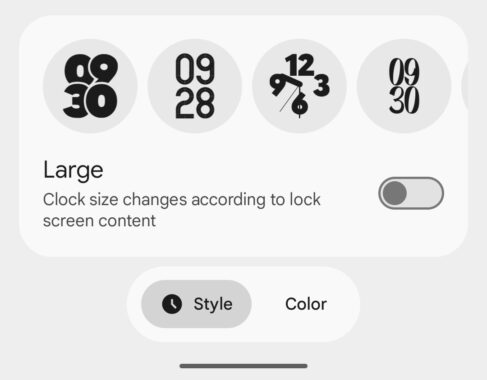Android lock screen clock could be getting some new options - Android ...