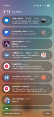 One UI 7 lets you choose if you want your notifications and Quick ...