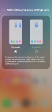 One UI 7 lets you choose if you want your notifications and Quick ...