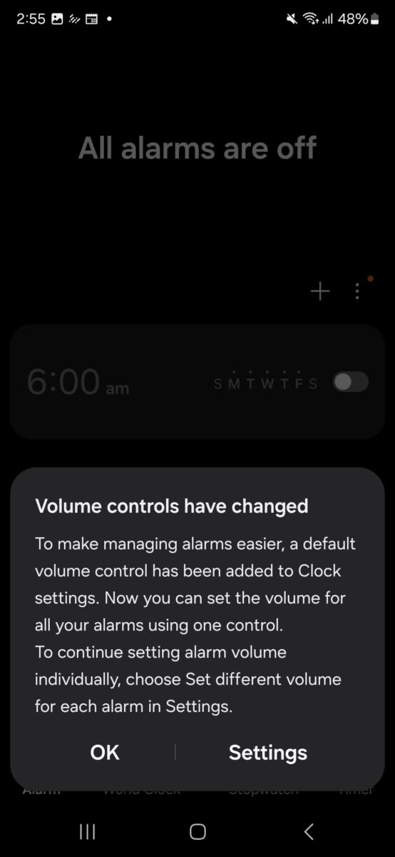 One UI 7 update brings new features to the Samsung Clock app