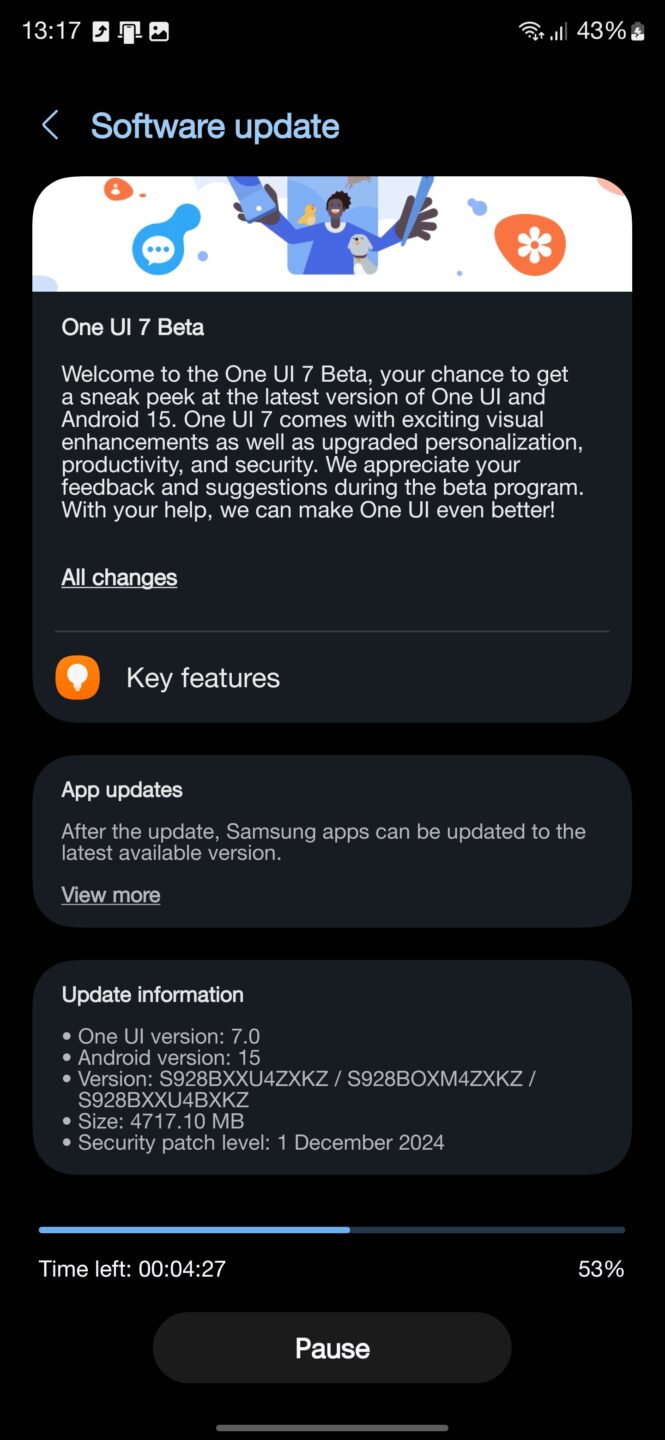 Samsung begins rolling out One UI 7 beta for Galaxy S24 series
