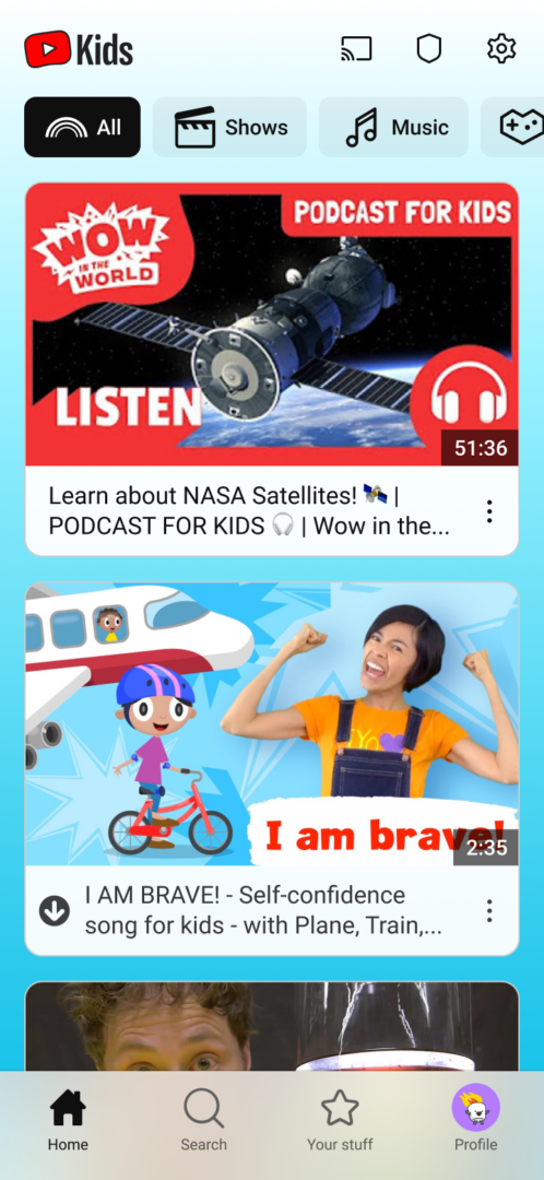 YouTube Kids brings long-awaited vertical UI to mobile app - Android ...