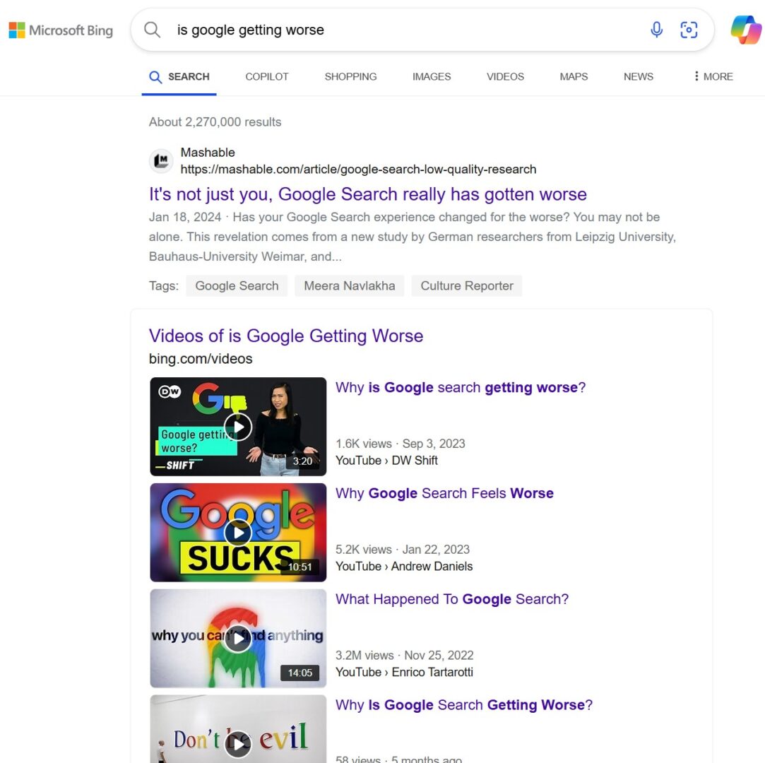 I ditched Google's broken search engine and boosted my productivity