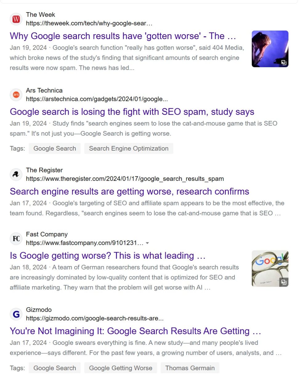 I ditched Google's broken search engine and boosted my productivity