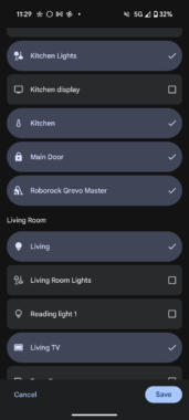 The smart home panel is low-key my favorite Google feature ever