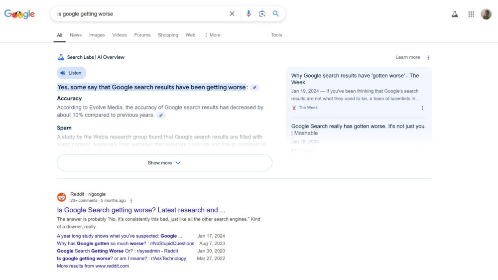I ditched Google's broken search engine and boosted my productivity