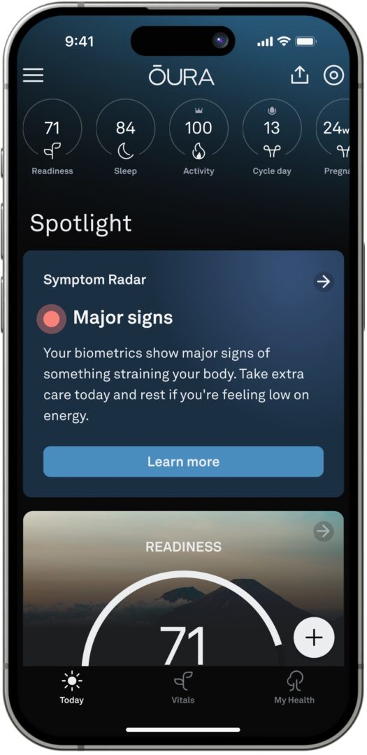 Oura Ring 3 and 4 are now getting a new Symptom Radar feature that ...