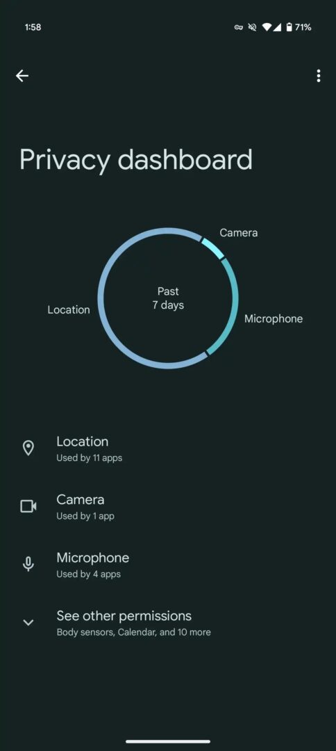 Android's Privacy Dashboard 7-day view makes an early arrival - Android ...