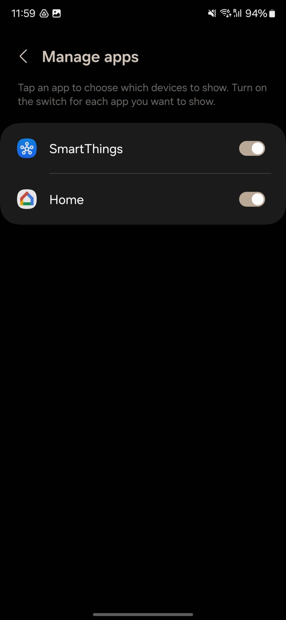 The smart home panel is low-key my favorite Google feature ever