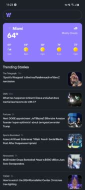 Yahoo Launcher shows plenty of promise but dearly lacks polish - Android Authority