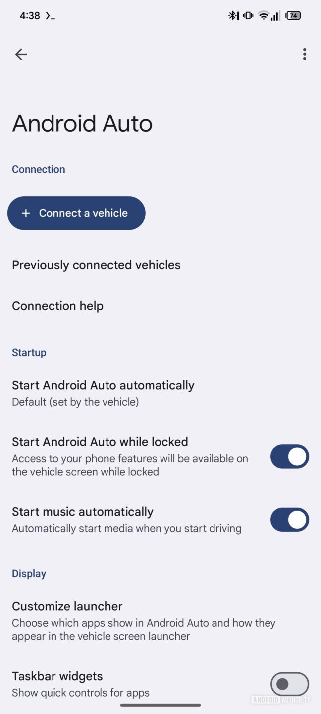 Android Auto is working on support for more types of vehicles, including motorcycles (APK teardown)